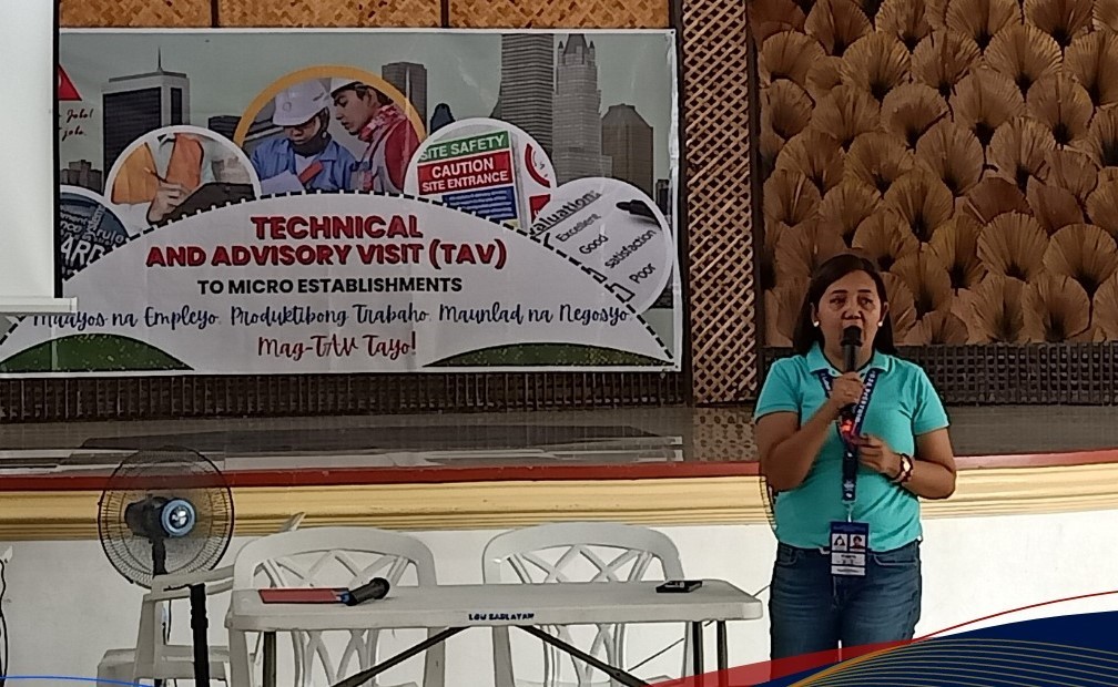 Para tulungan ang mga micro-establishment, nagsagawa ng technical ...