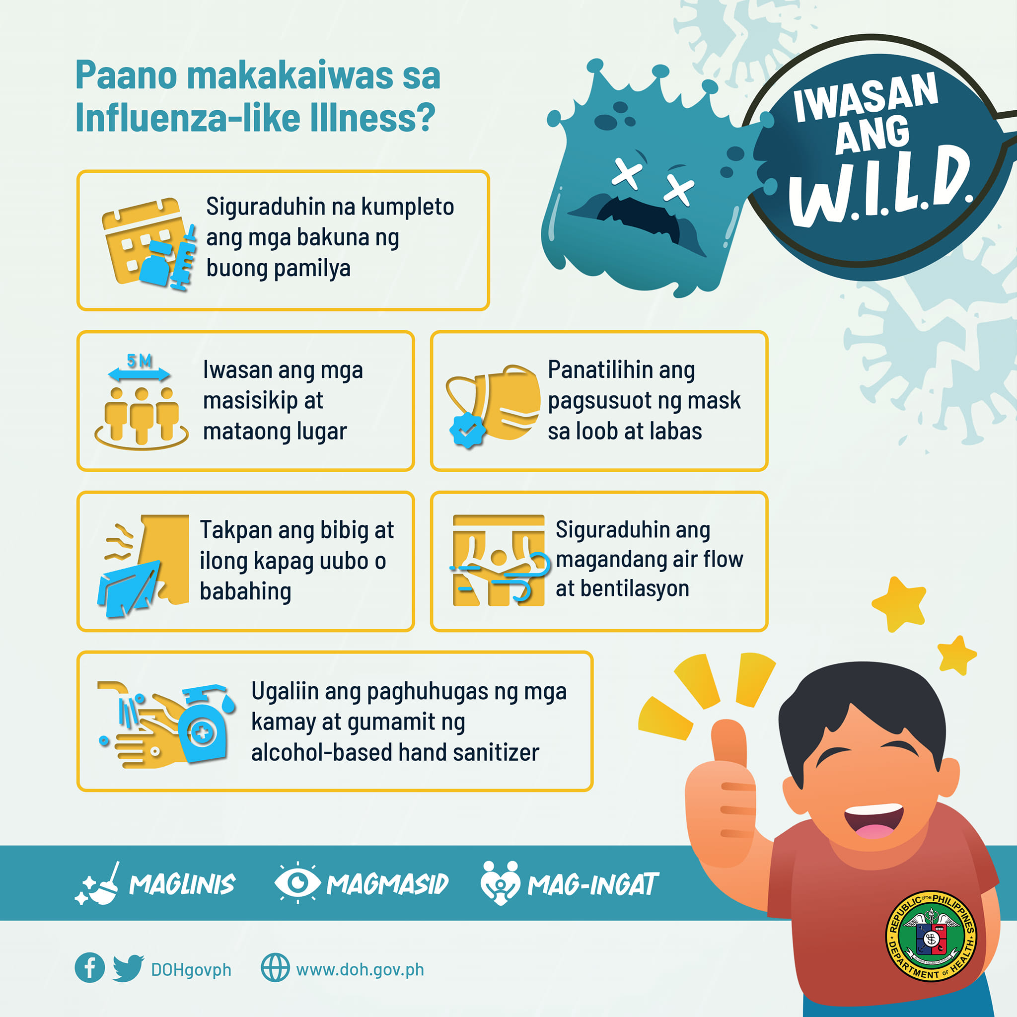 Paalala ng DoH: umiwas sa mga sakit na ‘influenza-like’ – Pinoy Peryodiko