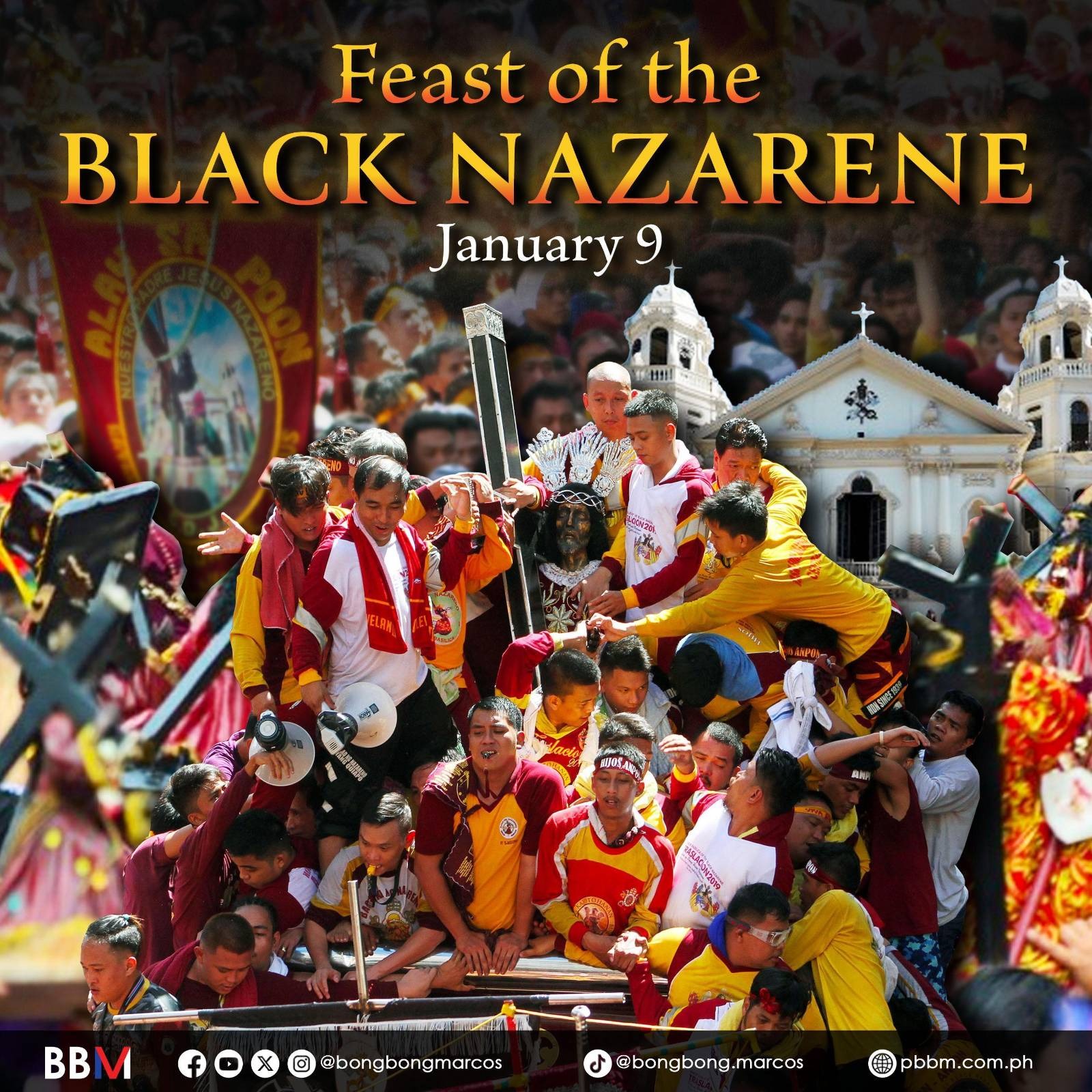 PBBM: Ang Kapistahan ng Itim na Nazareno ay sumasalamin sa malalim na ...