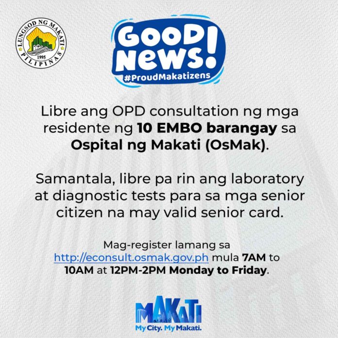 OPD Consultation ng Ospital ng Makati binuksan ni Mayor Abby sa mga ...