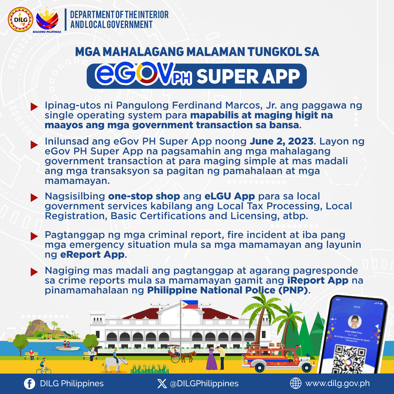 Mga mahahalagang impormasyon tungkol sa eGOV PH Super App – Pinoy Peryodiko