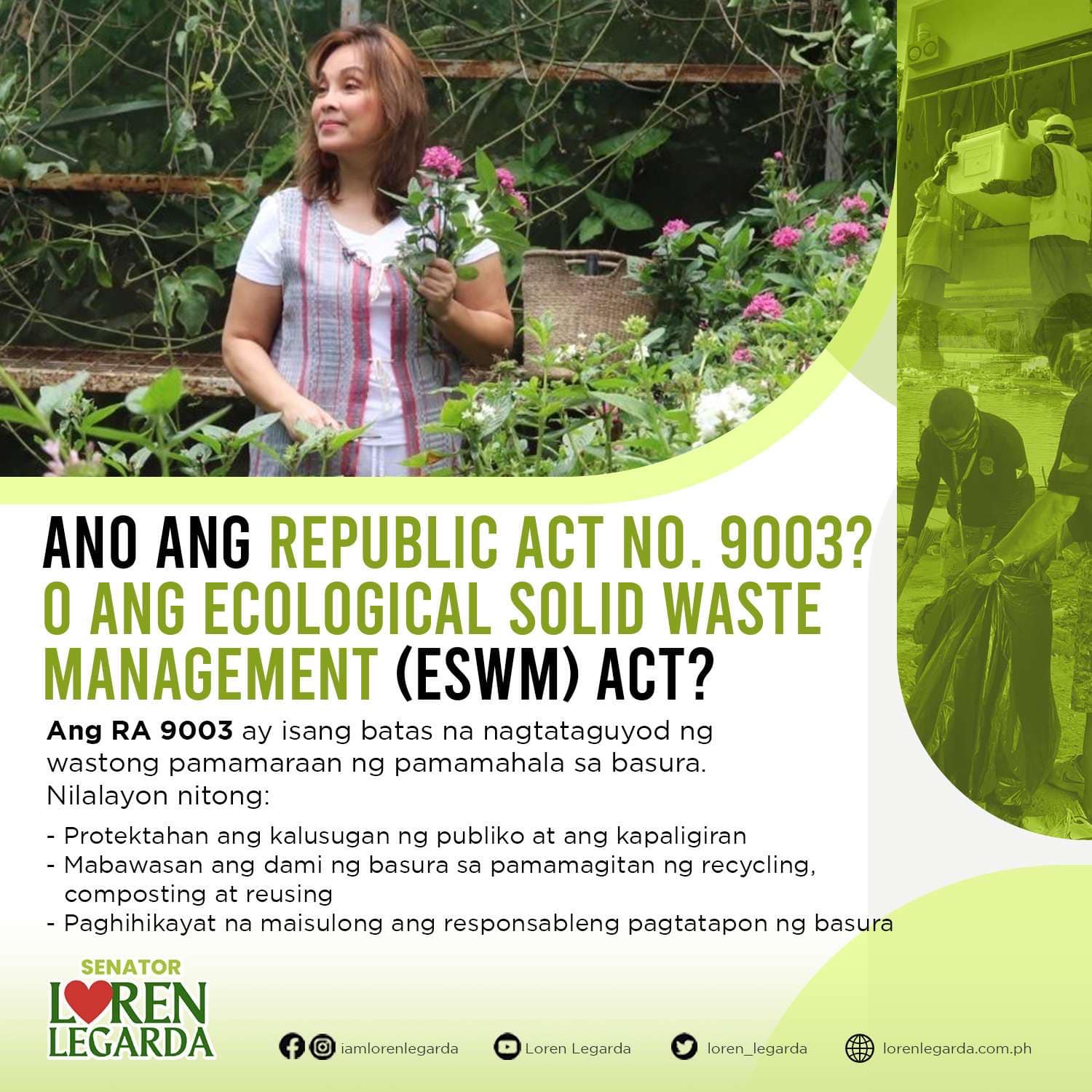 Alamin kung ano ang 4Rs mula kay Sen Legarda – Pinoy Peryodiko