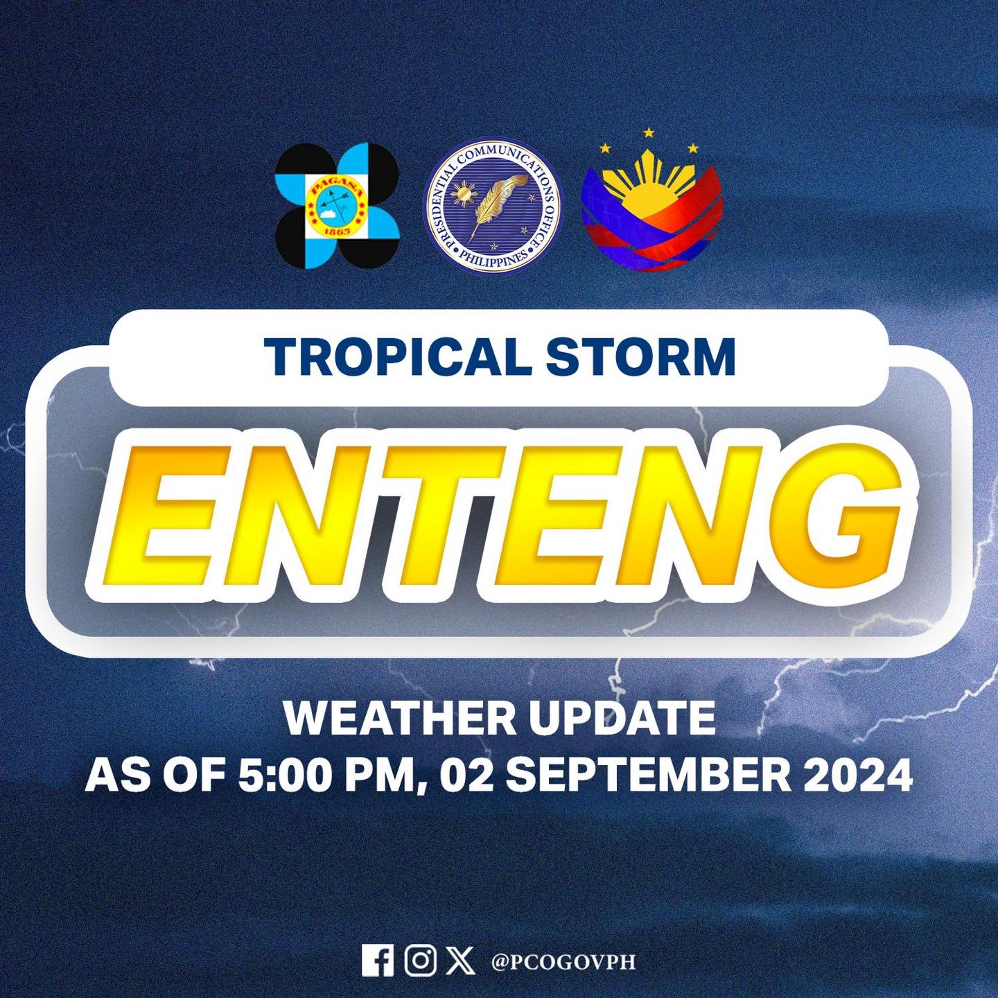 Ulat tungkol sa bagyong Enteng – Pinoy Peryodiko