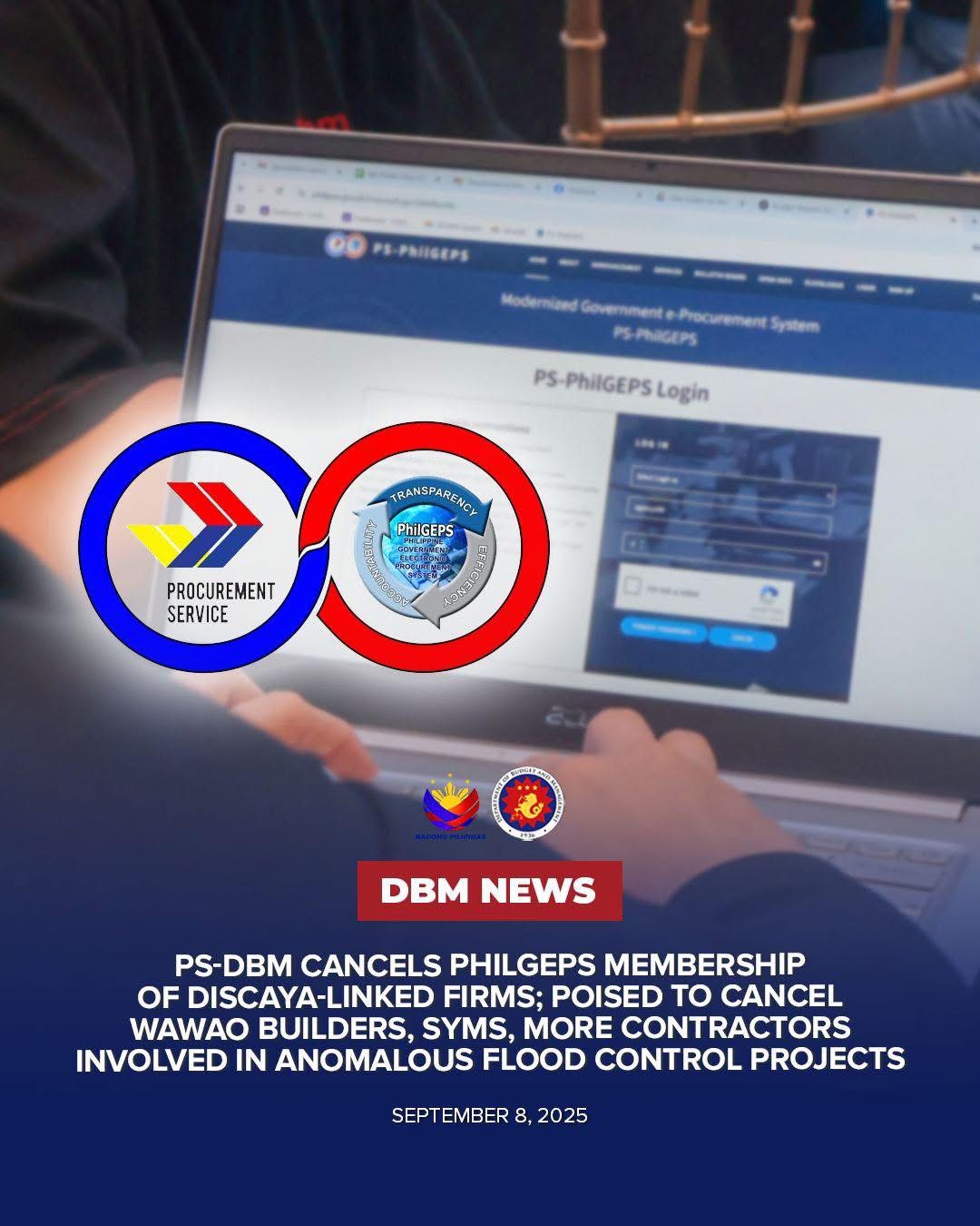 PS-DBM, kinansela ang PhilGEPS membership ng mga kumpanyang nauugnay sa ...